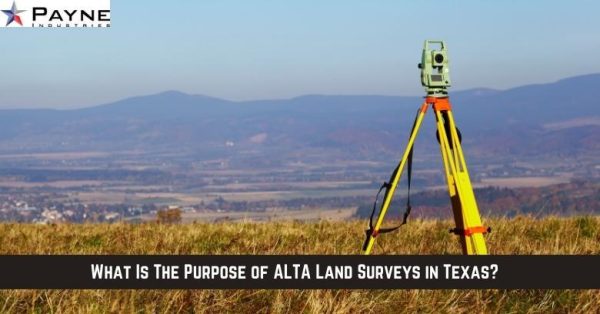 What Is The Purpose of ALTA Land Surveys in Texas? - Payne Industries ...